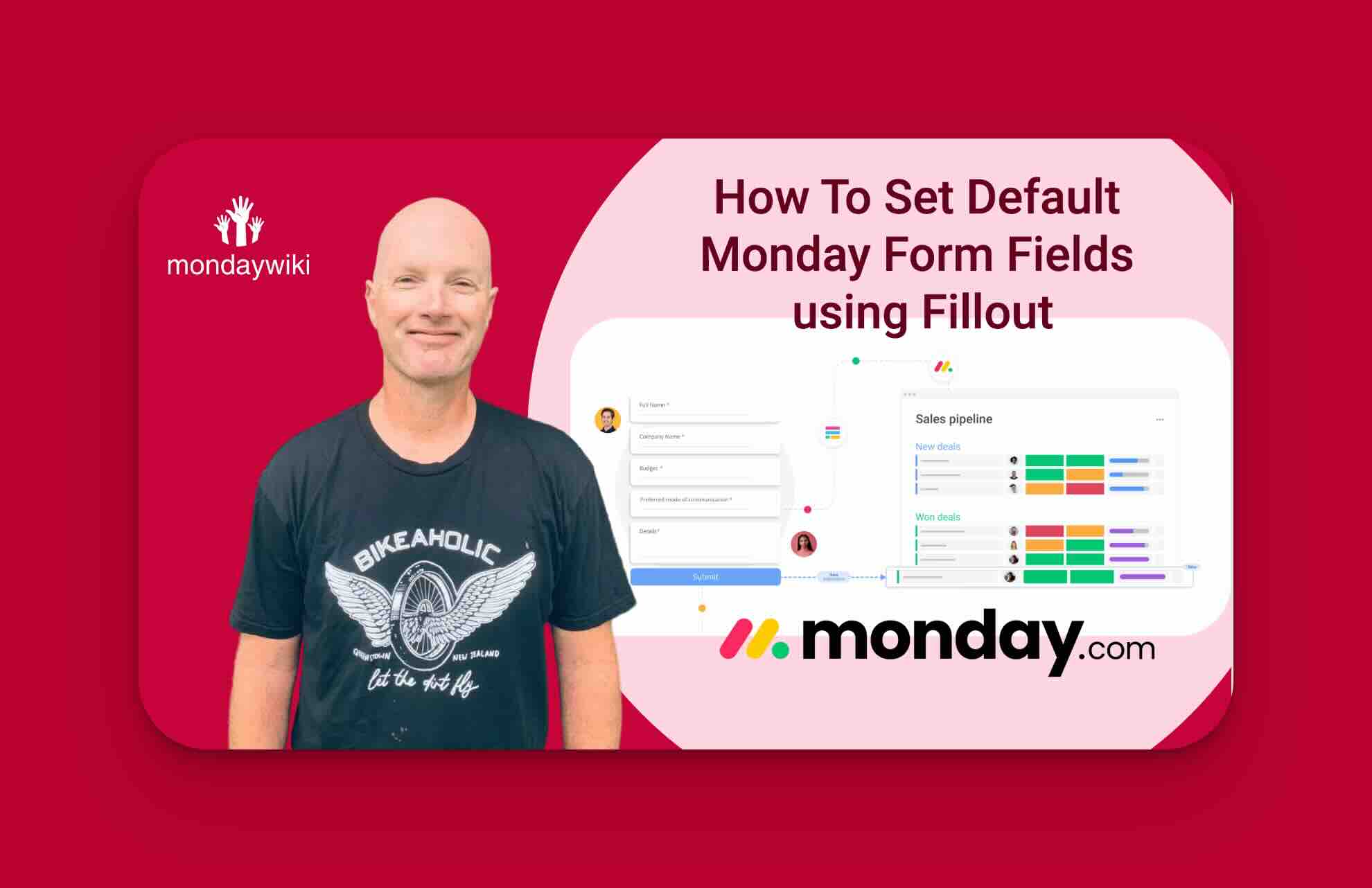 How to set default Fields in a Monday Form using Fillout